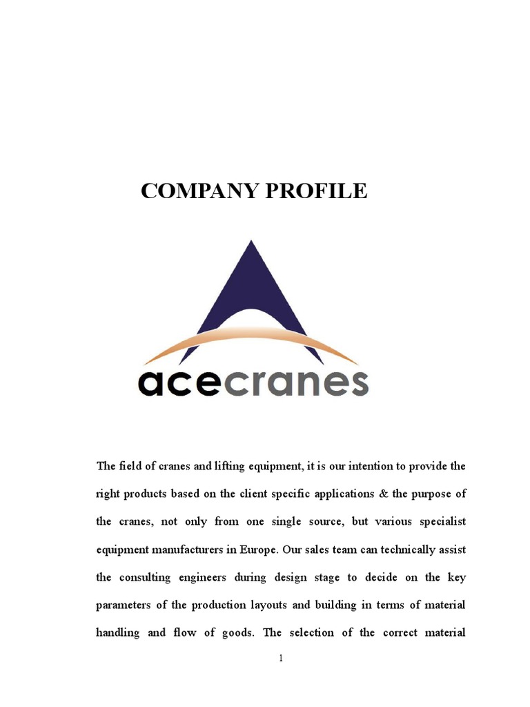 Ace Cranes | PDF | Crane (Machine) | Brake