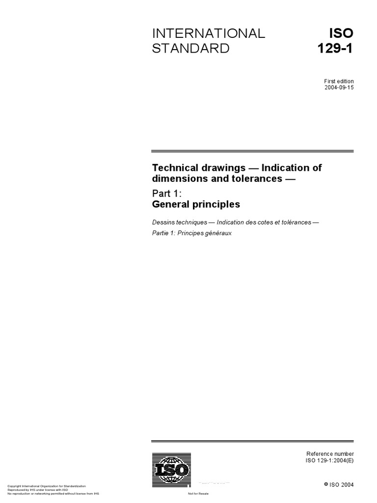 129 International Standard PDF | PDF | Engineering Tolerance ...