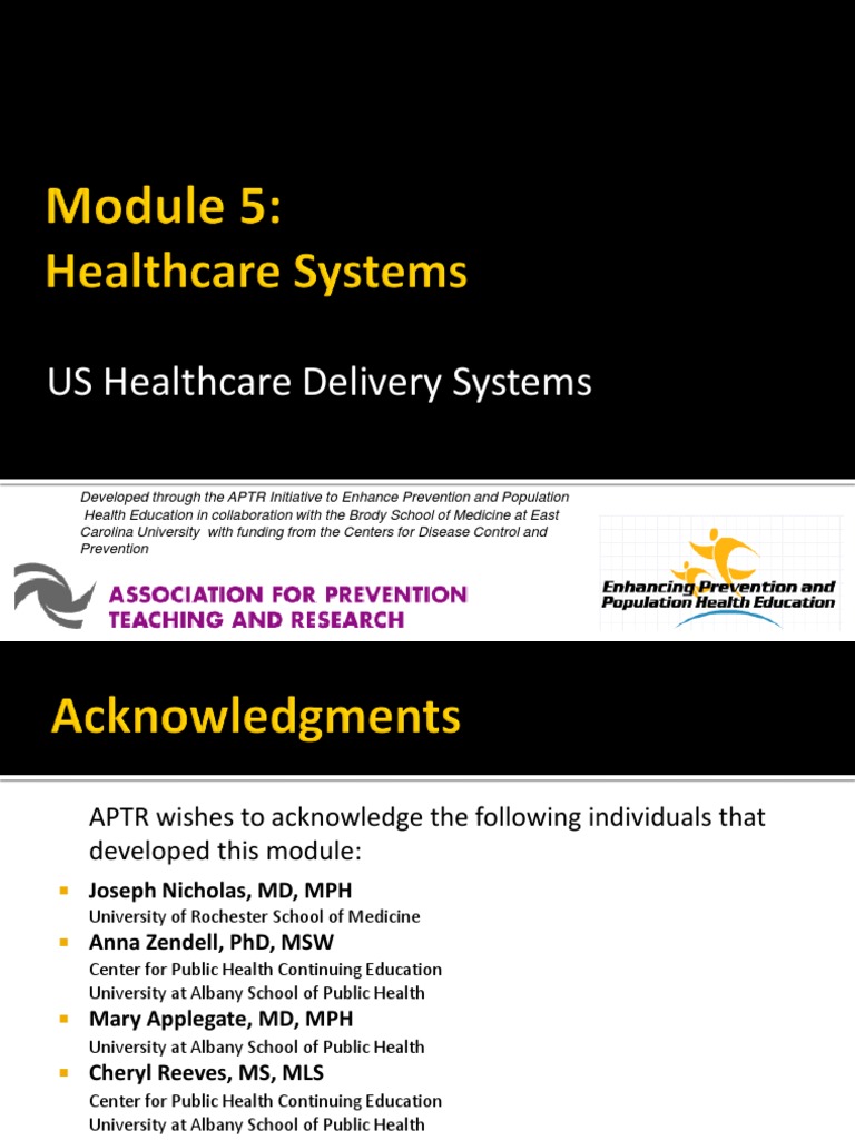 Overview of US Healthcare Delivery Systems | PDF | Joint Commission ...