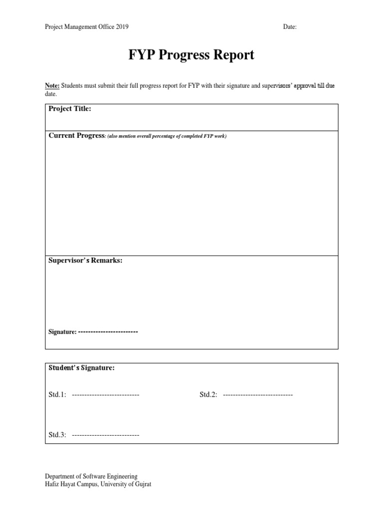 FYP Progress Report | PDF