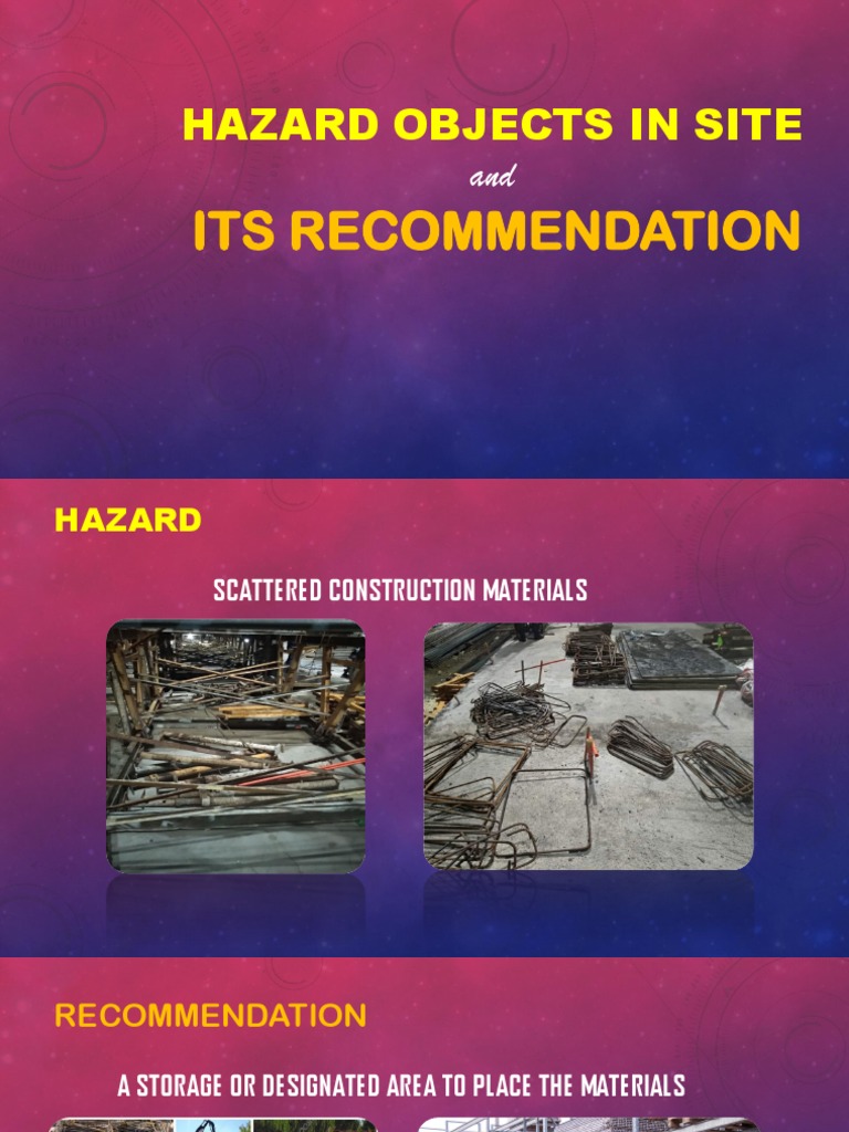 Hazard Objects in Site: Its Recommendation | PDF