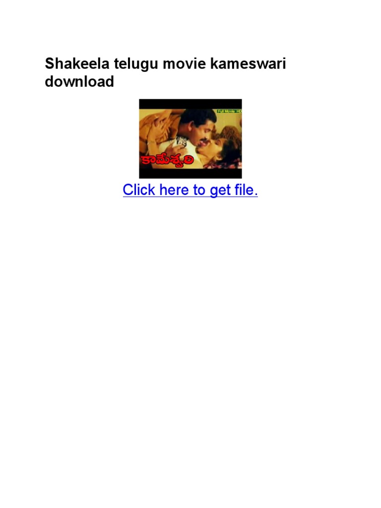 Shakeela Telugu Movie Kameswari Download | PDF | Cinema Of India