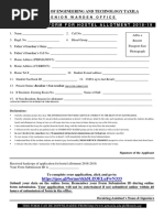 Hostel Leave Application Form | PDF
