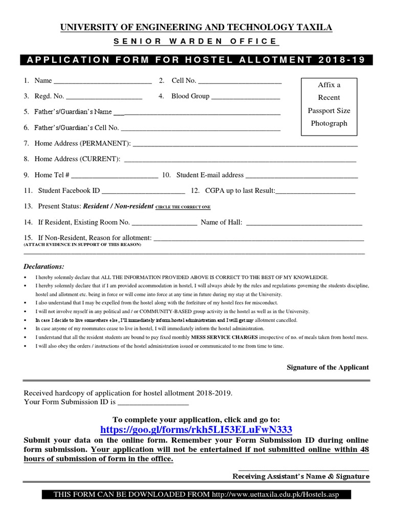 Allotment Form | PDF
