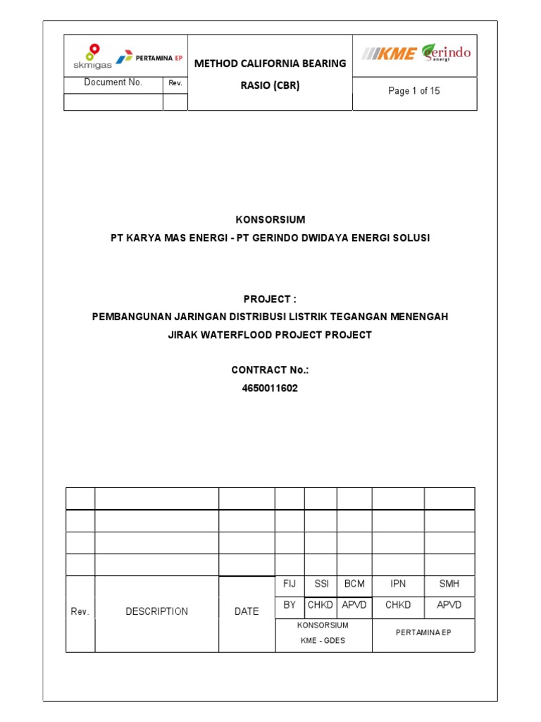 Metode CBR Lapangan | PDF