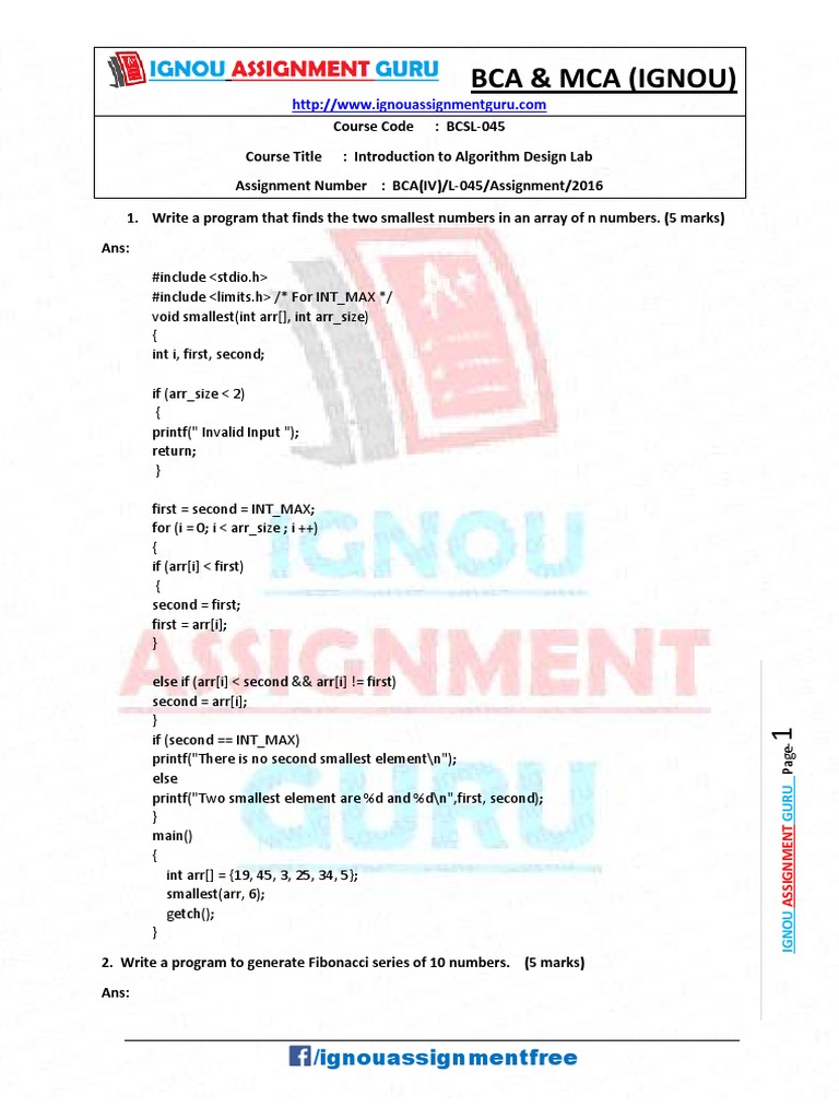 BCSL 45 Solved | PDF | Array Data Structure | Algorithms And Data Structures
