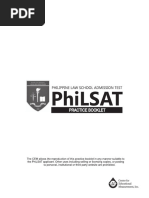 Philsat Practice Booklet 2 | PDF