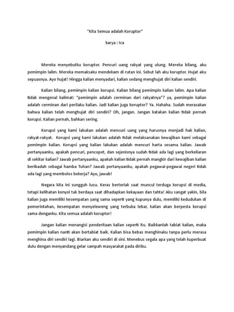 Teks Monolog | PDF