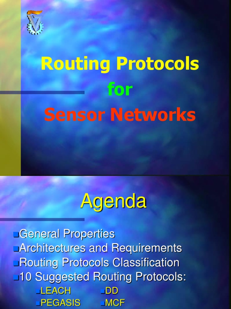 Routing Protocols: Sensor Networks | PDF | Wireless Sensor Network | Routing