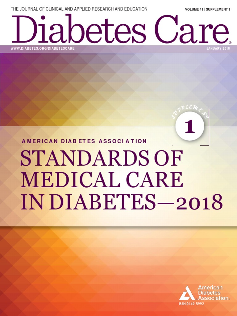 2018 ADA Standards of Care | PDF | Diabetes Mellitus | Evidence Based ...