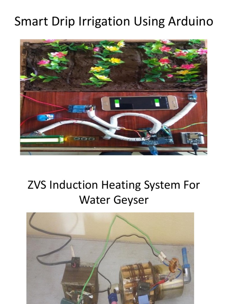 Smart Drip Irrigation Using Arduino | PDF