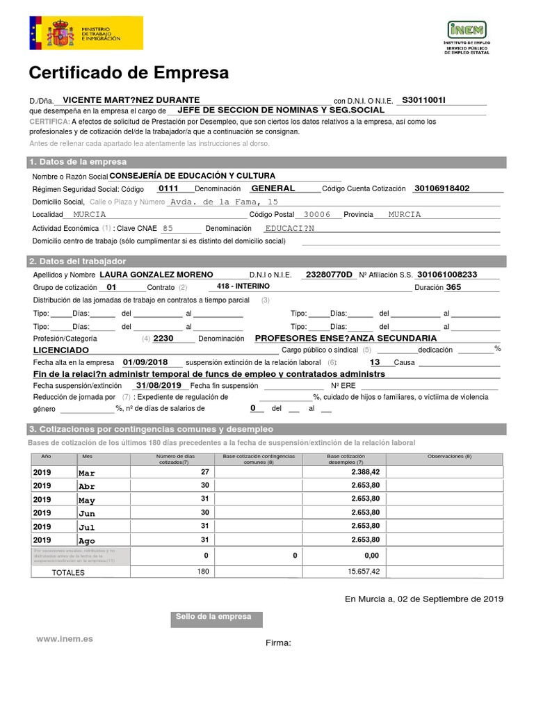 Certificado de Empresa | PDF | Economias | Gobierno