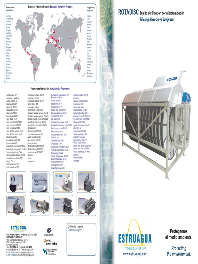 Disc Filter Brochures | PDF | Water | Civil Engineering