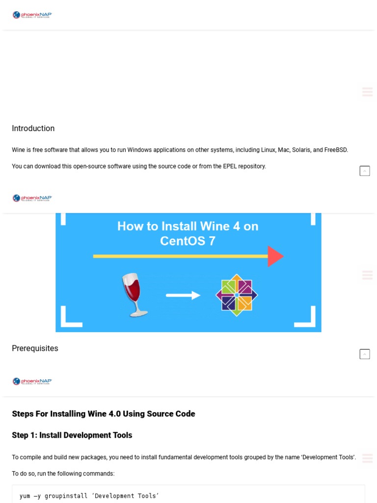 How To Install Wine 4.0 On CentOS (Tutorial With Screenshots) | PDF ...