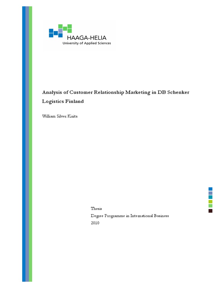 DB Schenker PDF | PDF | Marketing | Strategic Management