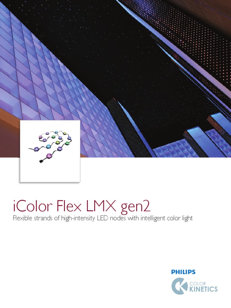 IColor Flex LMX Gen2 ProductGuide | PDF | Light Emitting Diode | Lighting