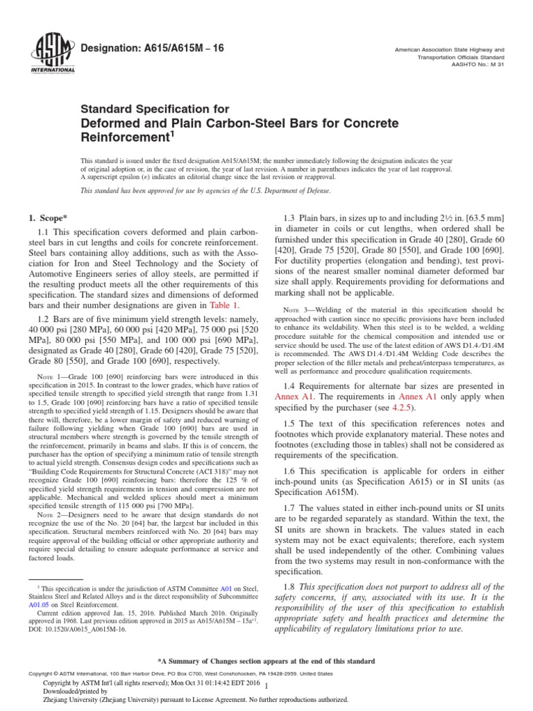 A615 A615M 16 Standard Speci | PDF | Electronic Data Interchange ...