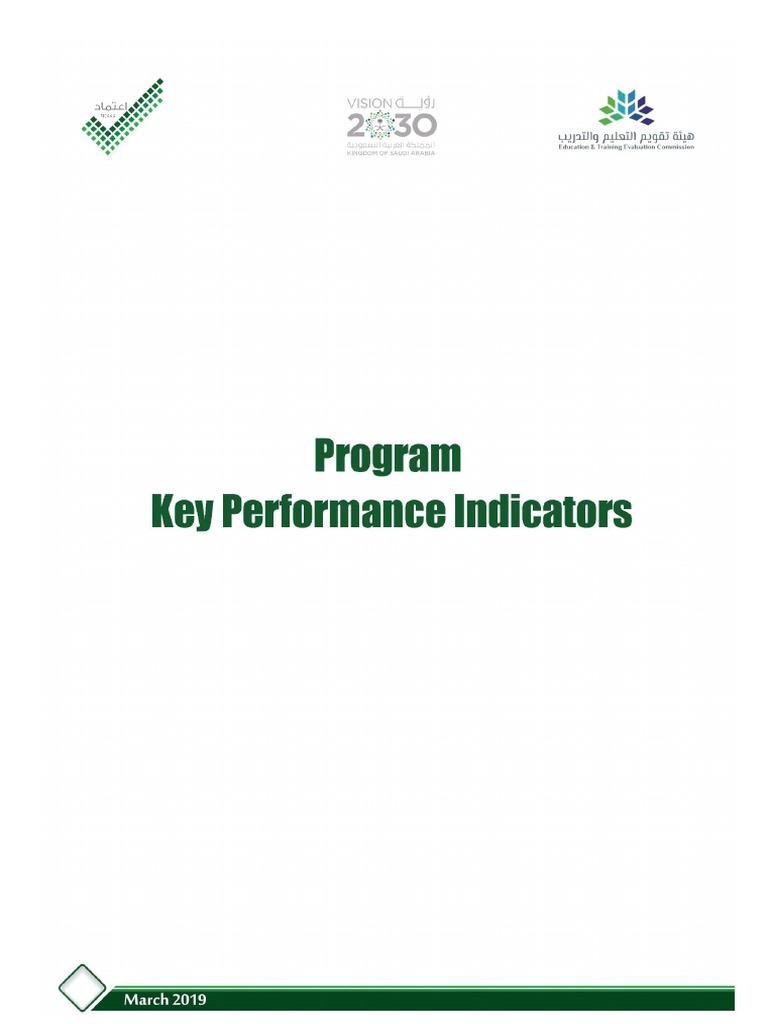 Key Performance Indicators for Academic Programs | PDF | Performance ...