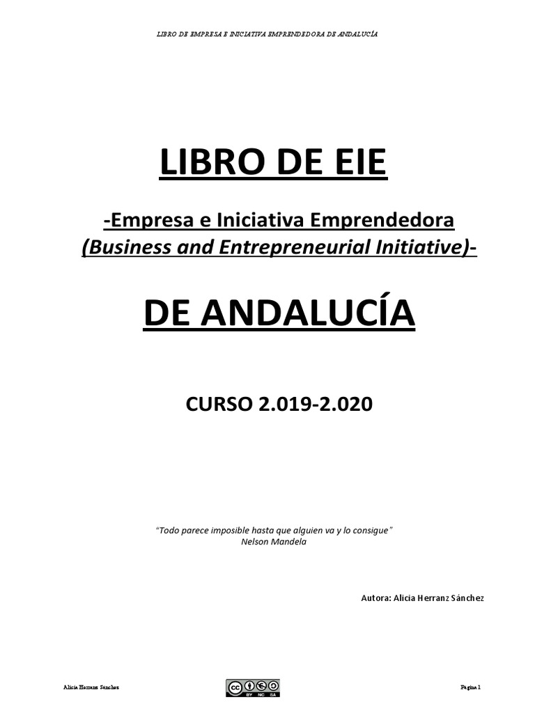 Libro Eie 19-20 - VP | PDF | Iniciativa empresarial | Innovación