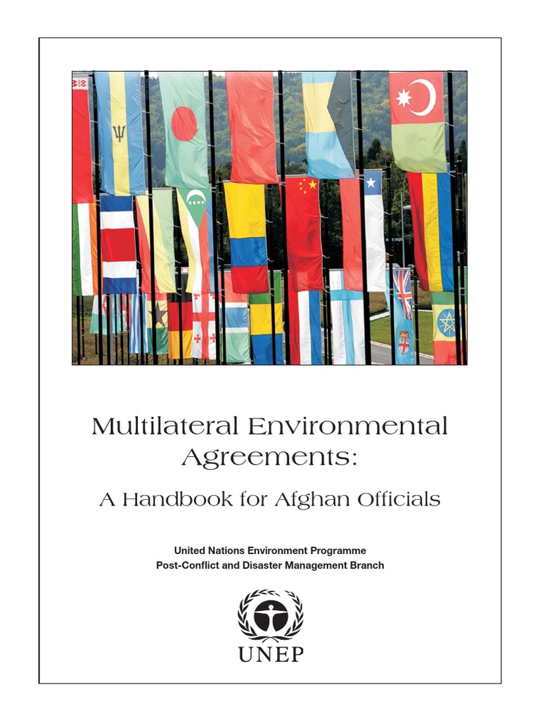 Multilateral Environmental Agreements:: A Handbook For Afghan Officials ...