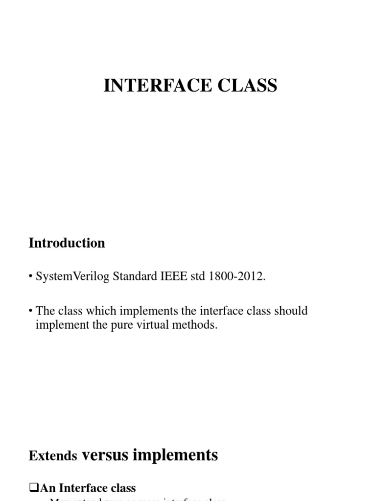 Interface Class Pdf Interface Computing Models Of Computation