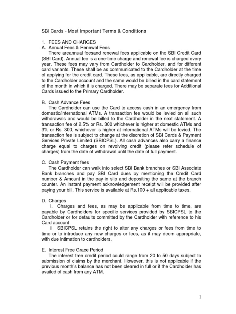 English MITC PDF | PDF | Credit Card | Financial Transaction