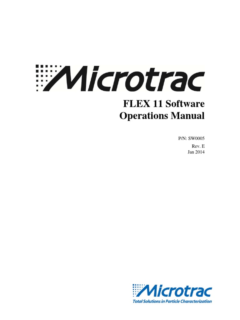 FLEXUserManual PDF | PDF | Databases | Microsoft Windows