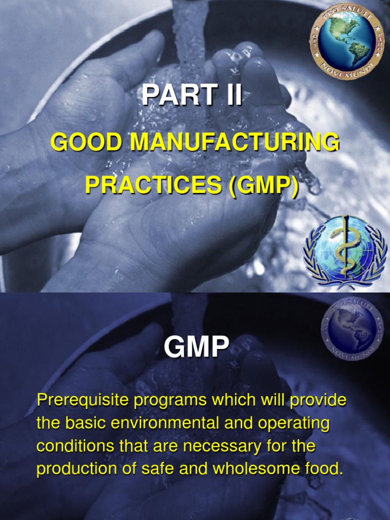 GMP and SSOP Requirements for Food Safety | PDF | Hygiene | Foods