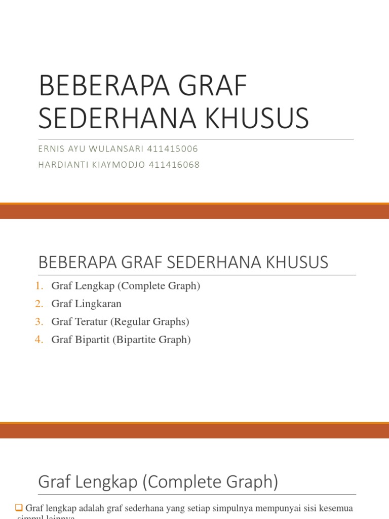 Graf sederhAnA Khusus | PDF | Metode & Bahan Ajar