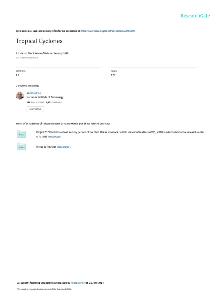 Tropical Cyclone | PDF | Eye (Cyclone) | Tropical Cyclones