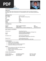 Work Immersion RESUME Format | PDF