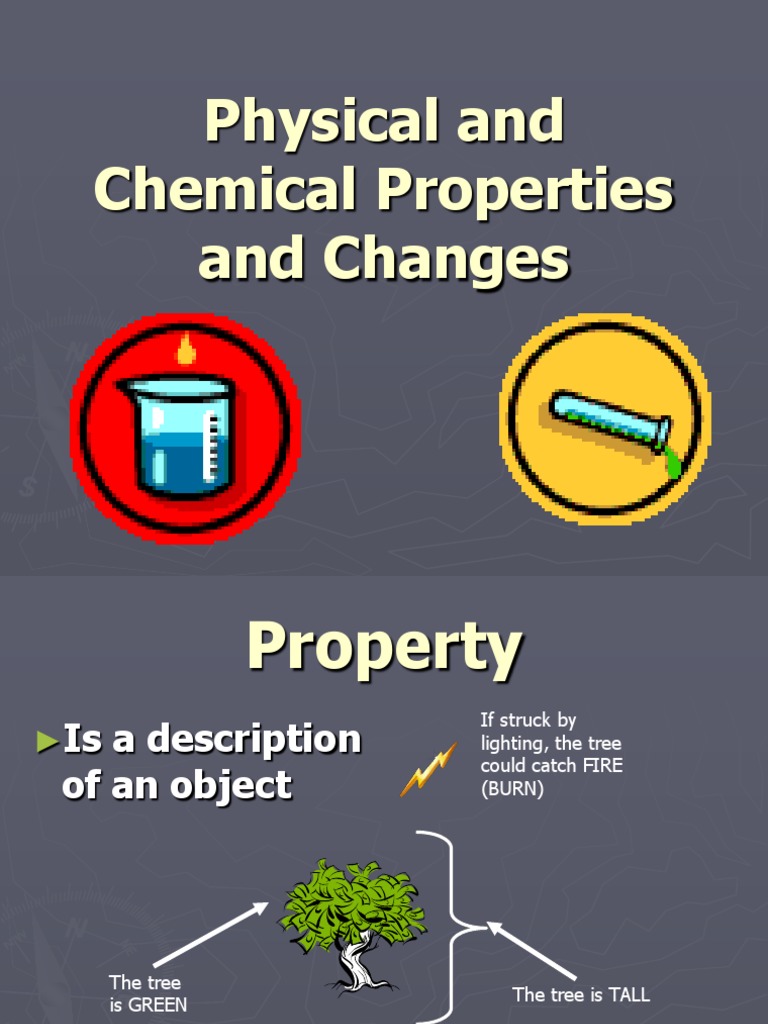 Physical Chemical Properties and Changes | PDF | Chemical Substances ...