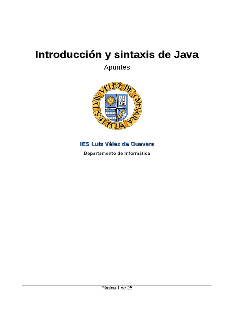HLC Java Tema1 Apuntes | PDF | Java (lenguaje de programación ...