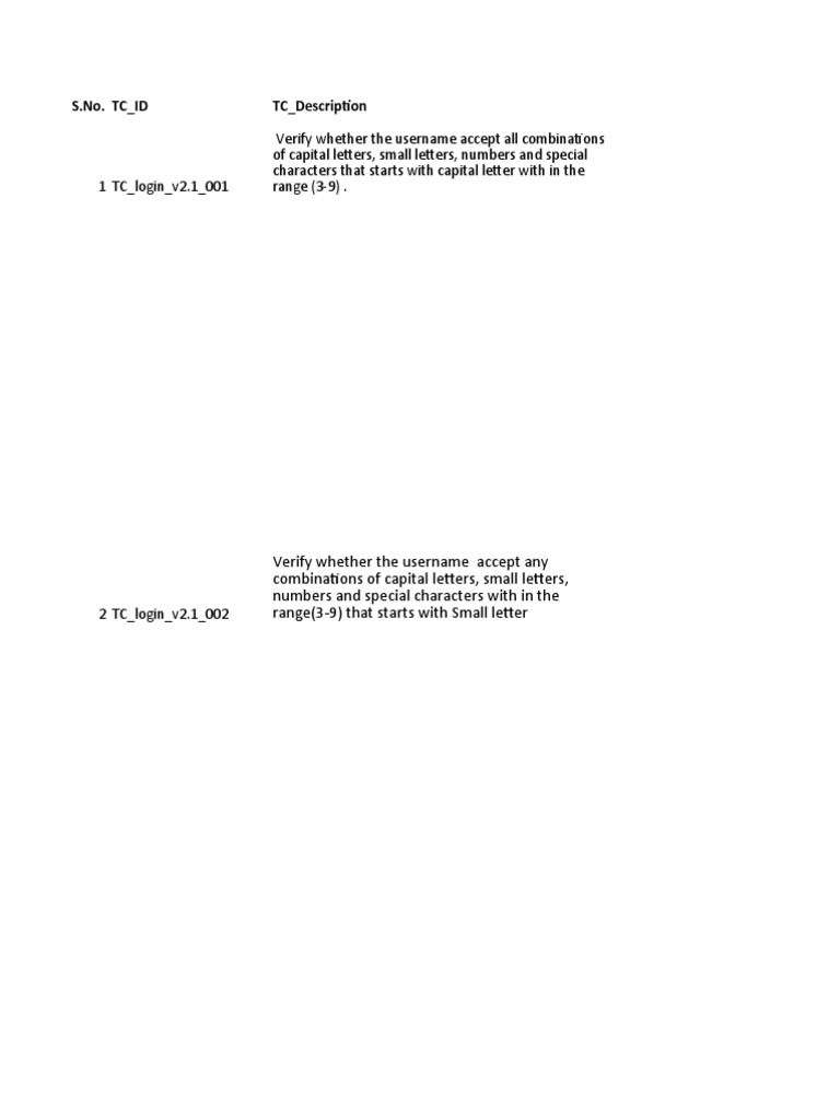 TC Template | PDF | User (Computing) | Password