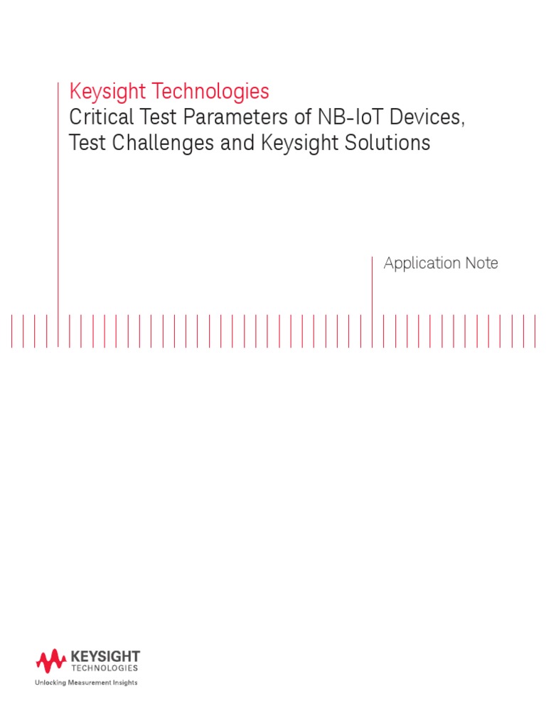 Keysight - Test Application Note | PDF | Internet Of Things ...
