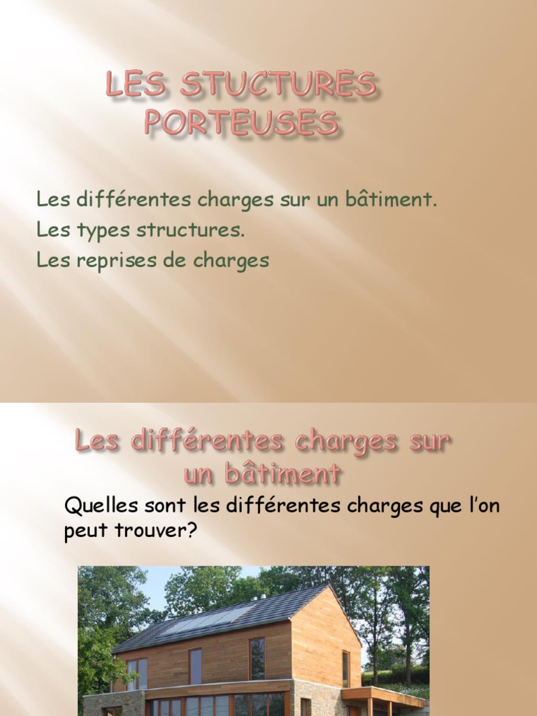 Structures Porteuses | PDF | Ingénierie des structures | Génie du bâtiment