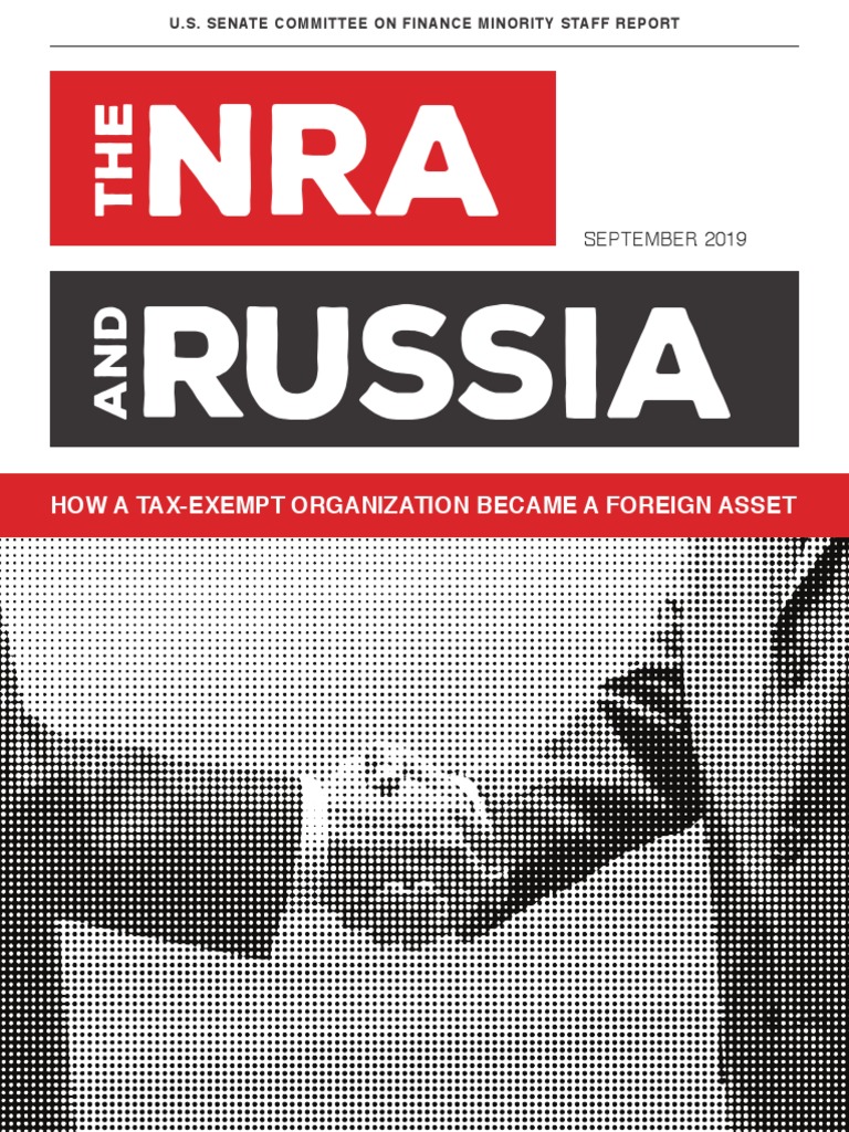 "The NRA and Russia" Document | PDF | 501(C) Organization | Tax Exemption