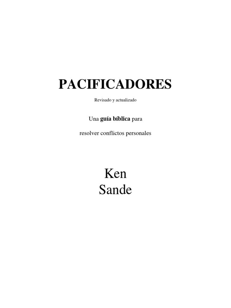 Pacificadores: Ken Sande | Jesús | Iglesia Católica