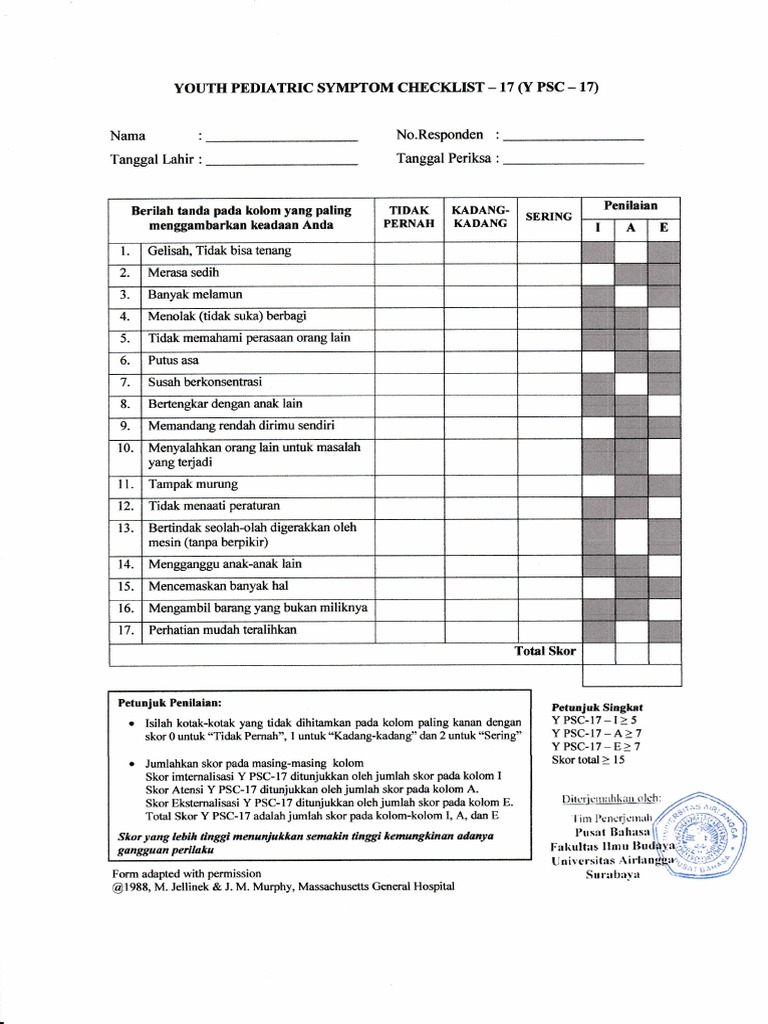 PSC 17 Indonesian PDF | PDF