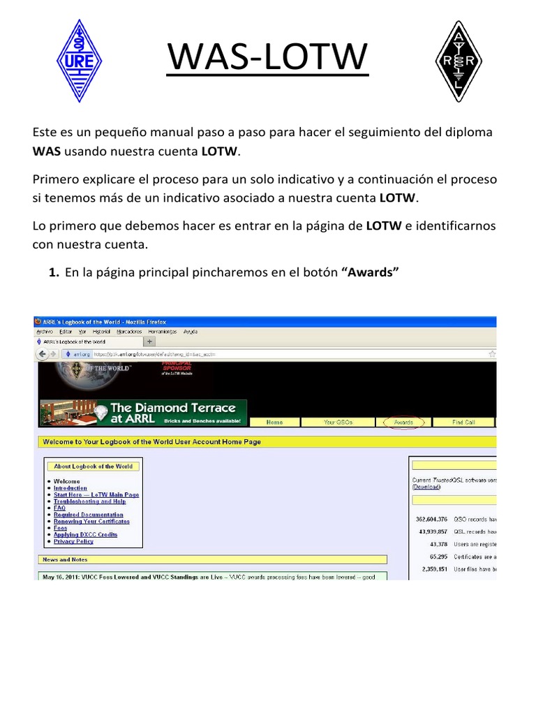 Guia para Activar LOTW | PDF