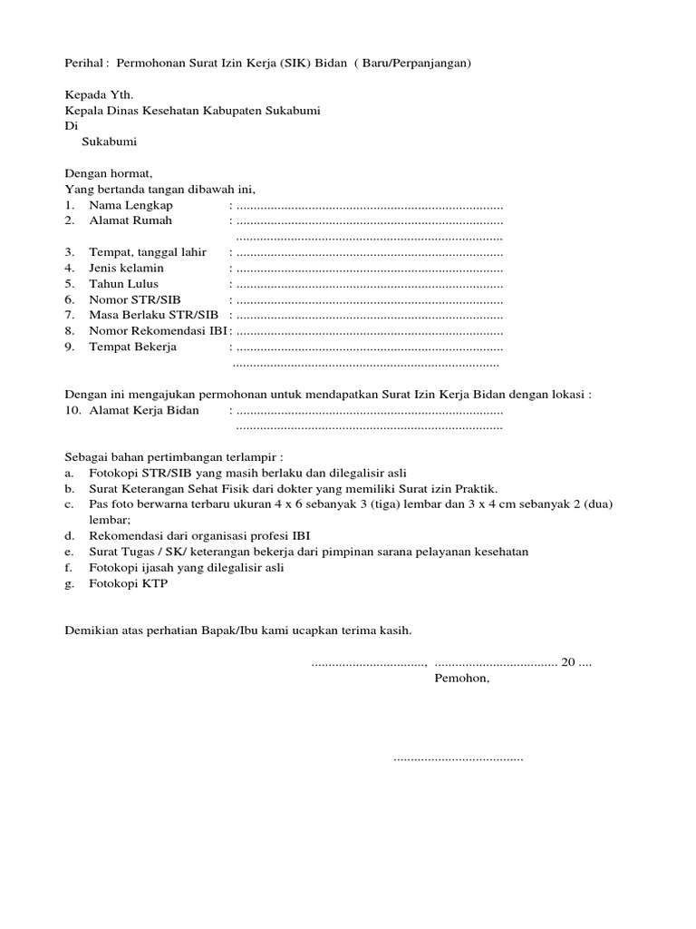 Formulir Bidan | PDF