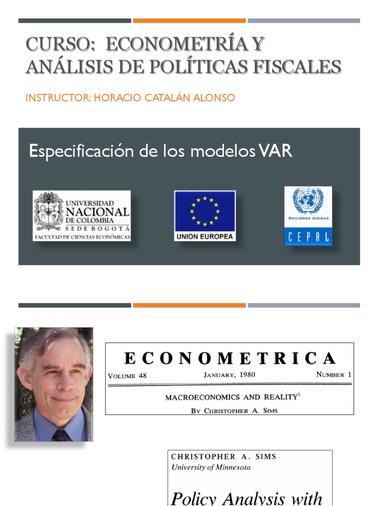Metodologia VAR PDF | PDF | Prueba de hipótesis estadísticas | Econometría