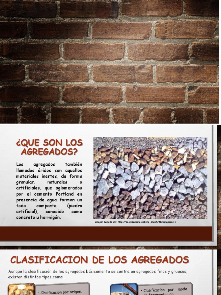 AGREGADOS | PDF | Roca (geología) | Roca ígnea