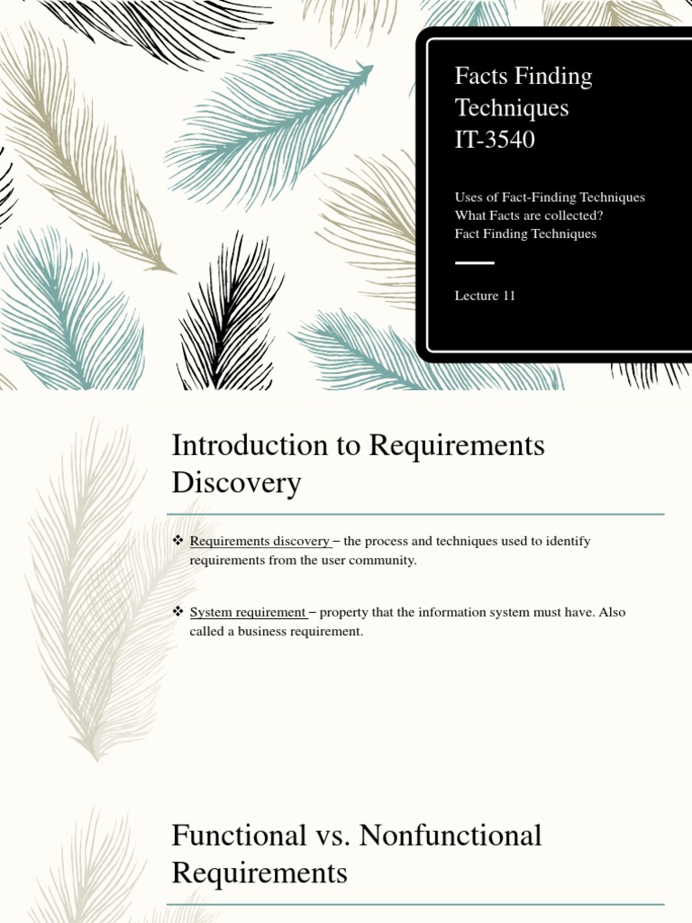 Cost-Effective Fact-Finding Techniques | PDF | Nonverbal Communication ...