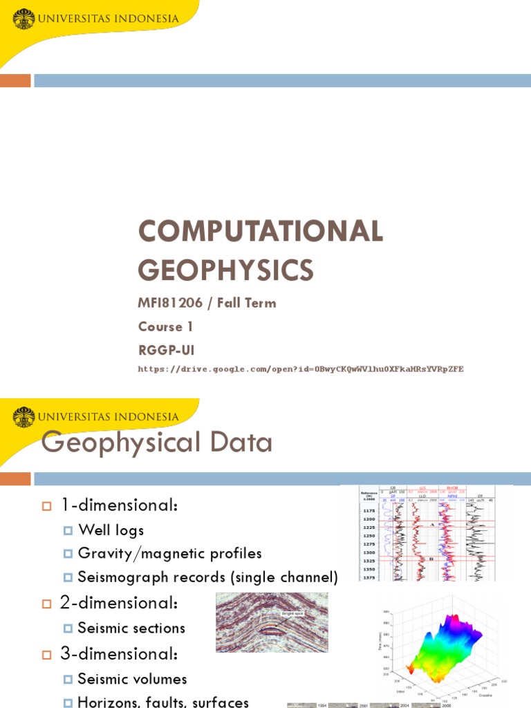 Octave Computational Geophysics - Course01 | PDF | Matrix (Mathematics) | Geophysics