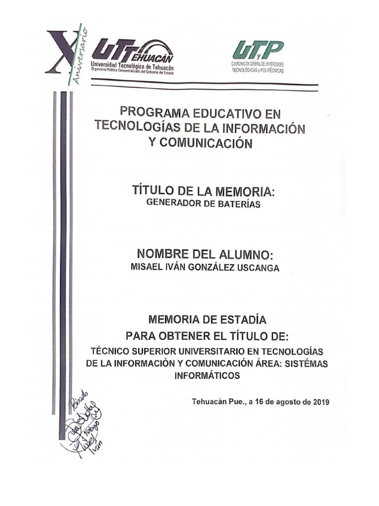 Memoria de estadía TSU en TIC | PDF | Script Java | Aplicación movil