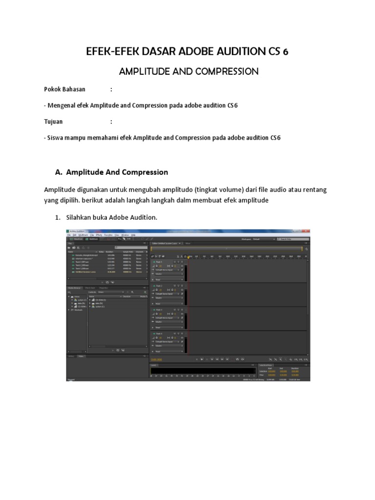 Amplitude and Compression | PDF | Komputer | Teknologi & Rekayasa
