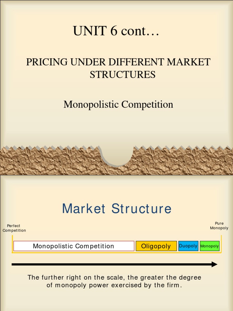 Monopolistic Competition | PDF | Monopoly | Perfect Competition