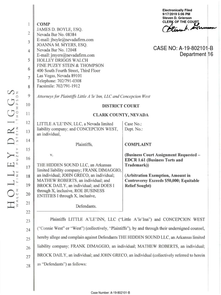 Connie West Lawsuit | PDF