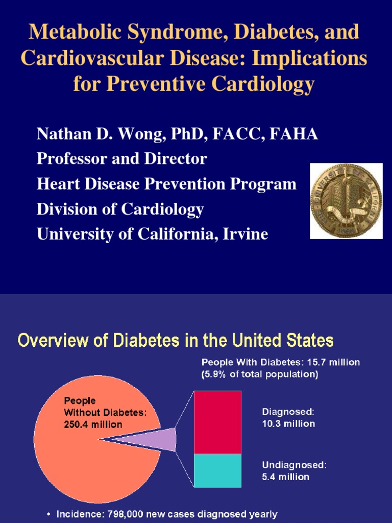 Metabolic Syndrome, Diabetes, and Cardiovascular Disease: Implications ...